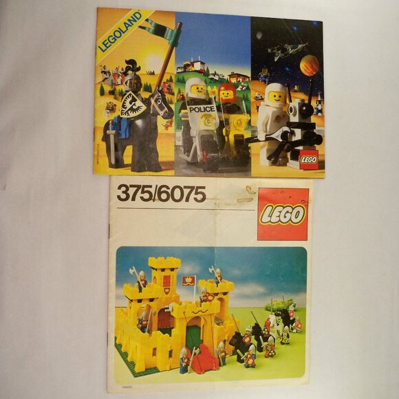 Lego | Toys | Vintage Legoland 375675 Castle Assembly Other Booklet ...